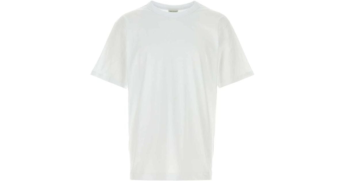 Dries Van Noten T-Shirts in White for Men | Lyst UK