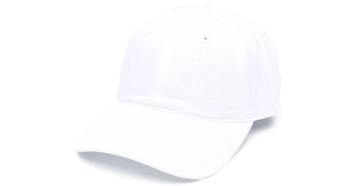 Lacoste Caps in White for Men | Lyst