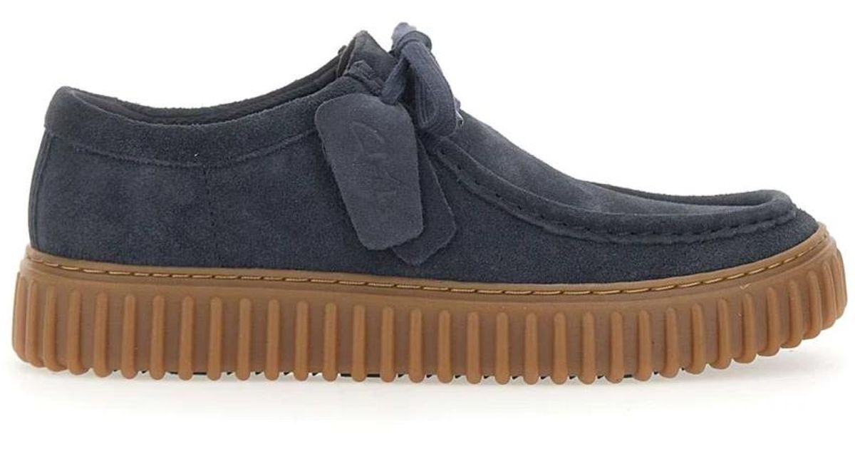Clarks Laced Shoes in Blue for Men | Lyst UK