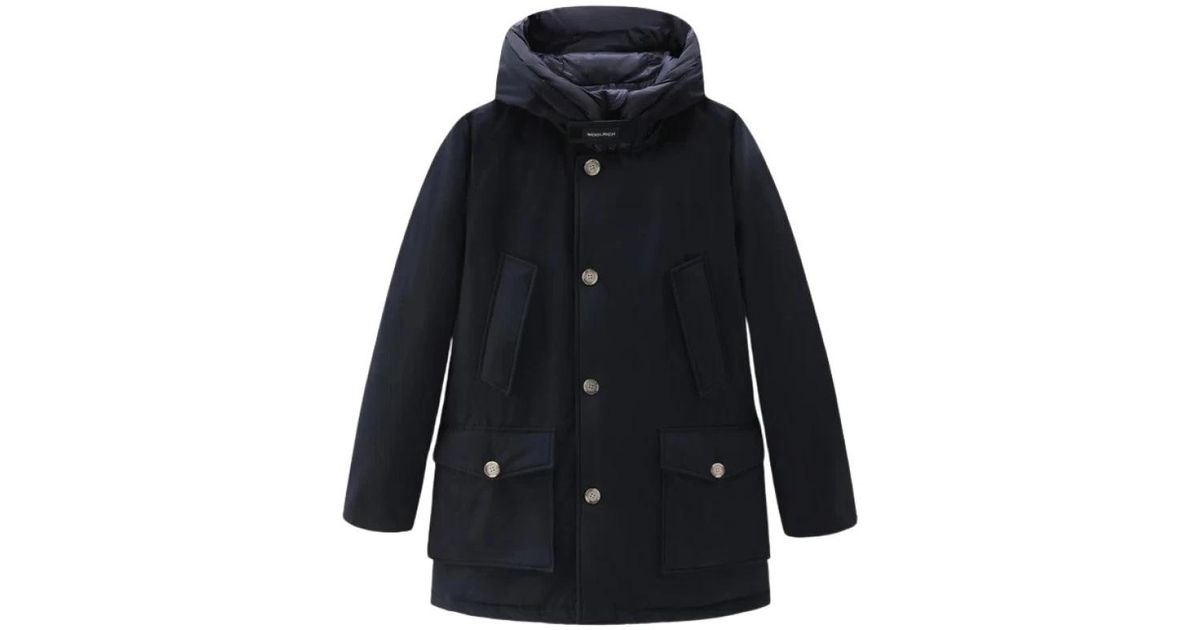 Woolrich Down Jackets in Blue for Men | Lyst UK