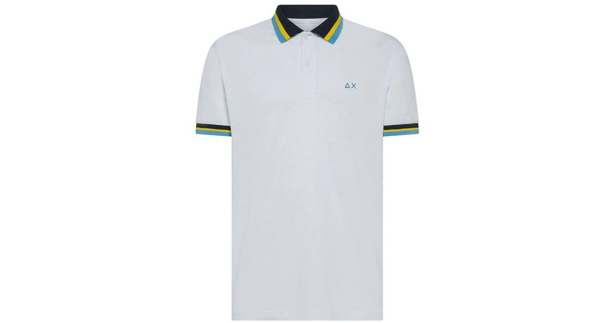 Sun 68 Polo Shirts in Blue for Men | Lyst UK