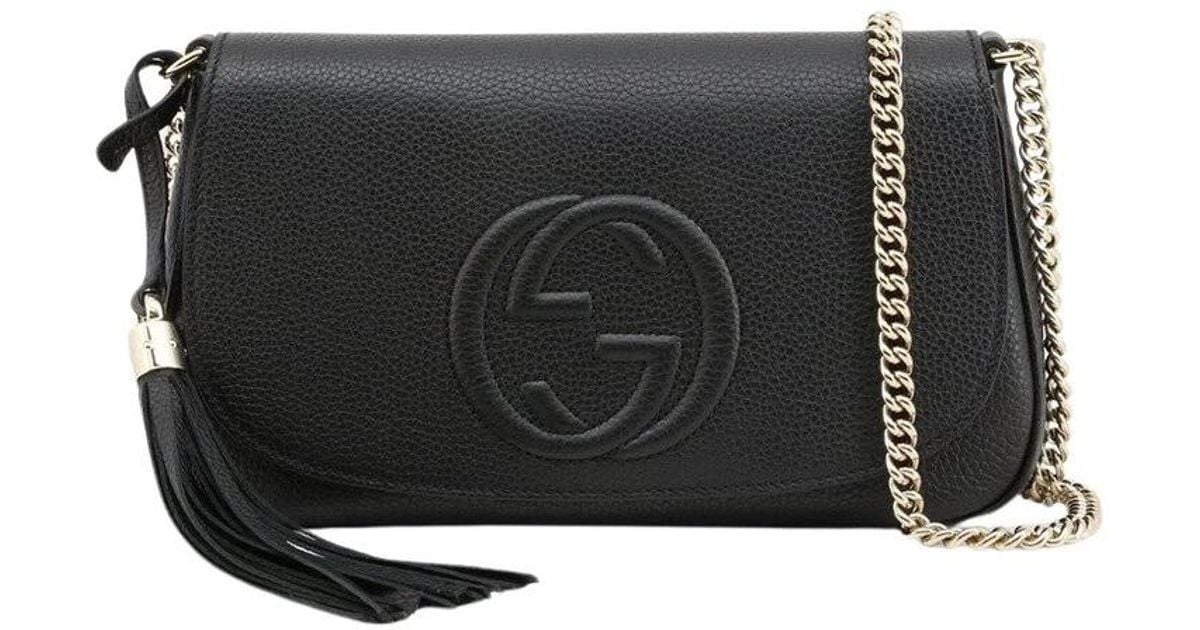 Gucci Nero Black Soho Cellarius Crossbody Bag | Lyst