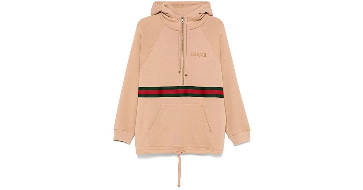 Gucci Zip-Throughs in Natural | Lyst UK