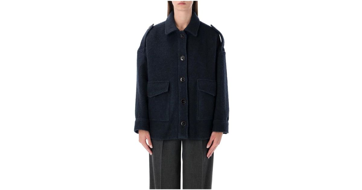 Sessun Light Jackets in Blue | Lyst