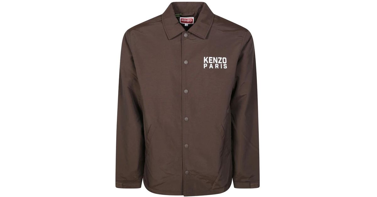 KENZO Light Jackets in Brown for Men | Lyst
