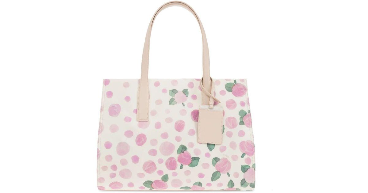 Furla Tote Bags in Pink | Lyst