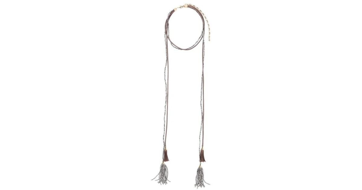 Antonelli Daphne Ketting in het Metallic | Lyst NL
