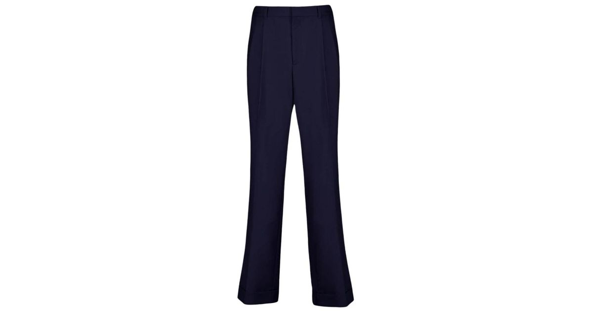CASABLANCA Wide Trousers in Blue for Men | Lyst UK