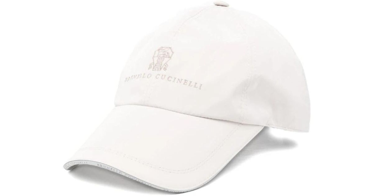 Brunello Cucinelli Hats & Caps in White for Men | Lyst UK