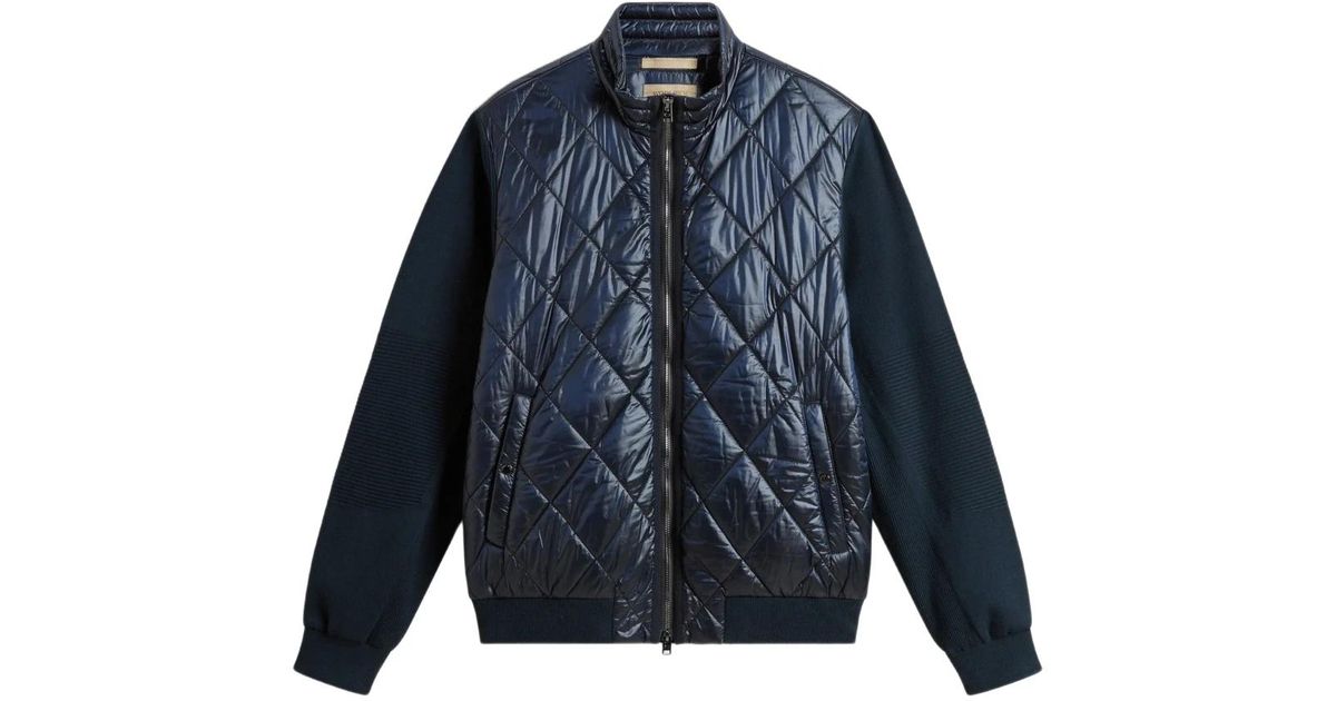 Woolrich Winter Jackets in Blue for Men | Lyst UK