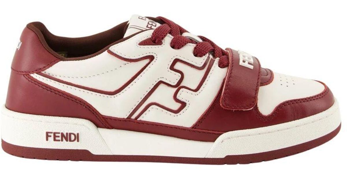 Fendi Sneakers in Red | Lyst