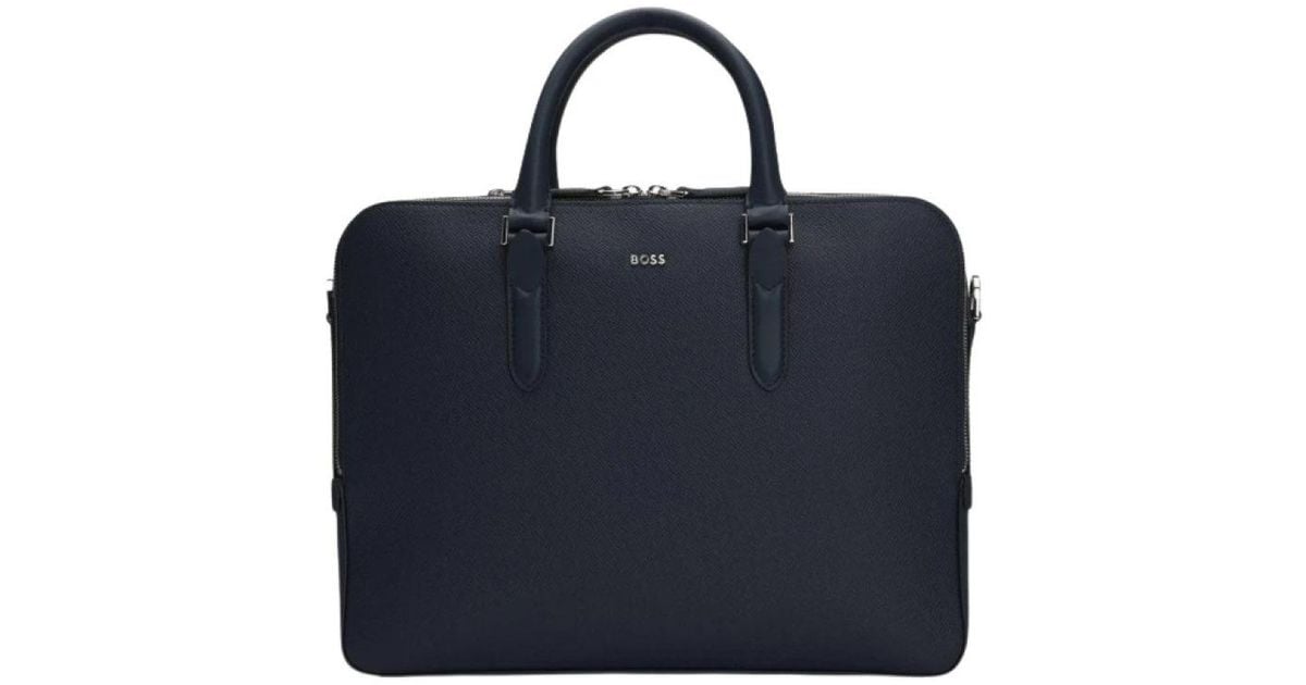 BOSS Laptop Bags & Cases in Blue for Men | Lyst
