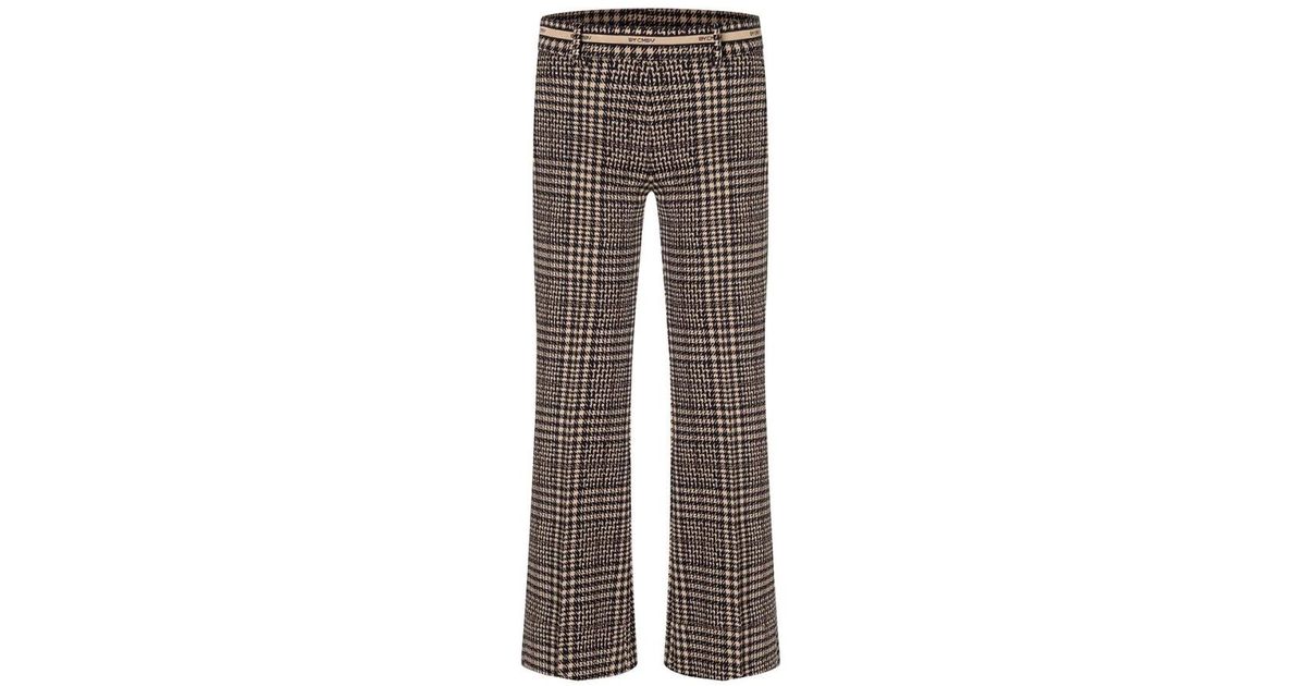 Cambio Wide Trousers in Brown | Lyst UK