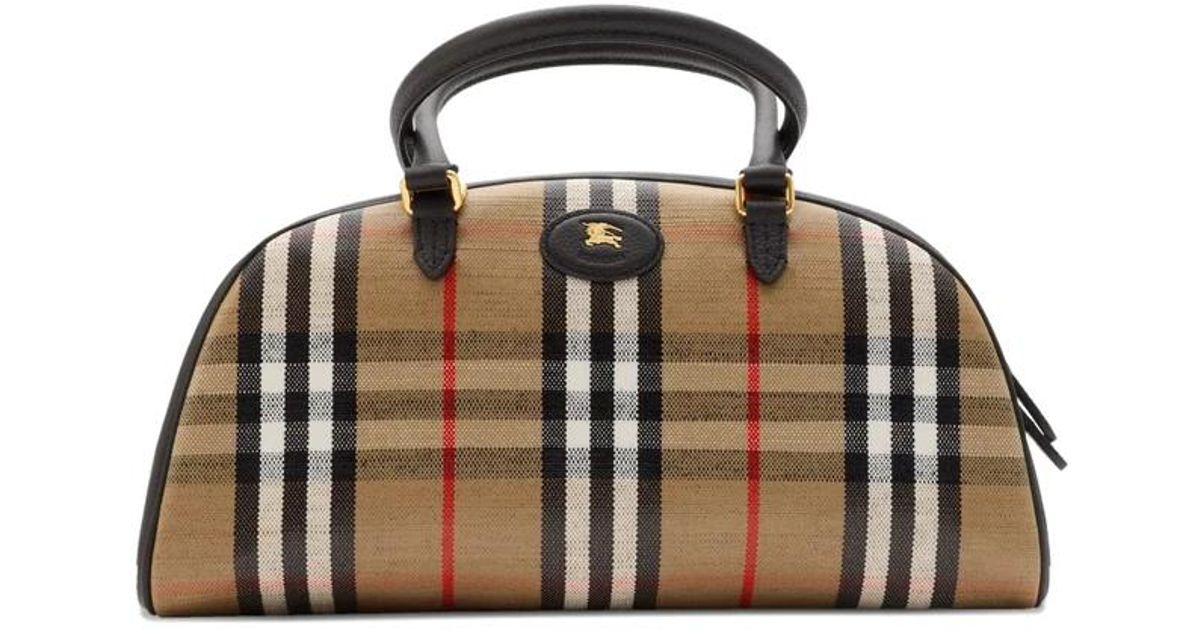 Burberry Handbags in Brown | Lyst