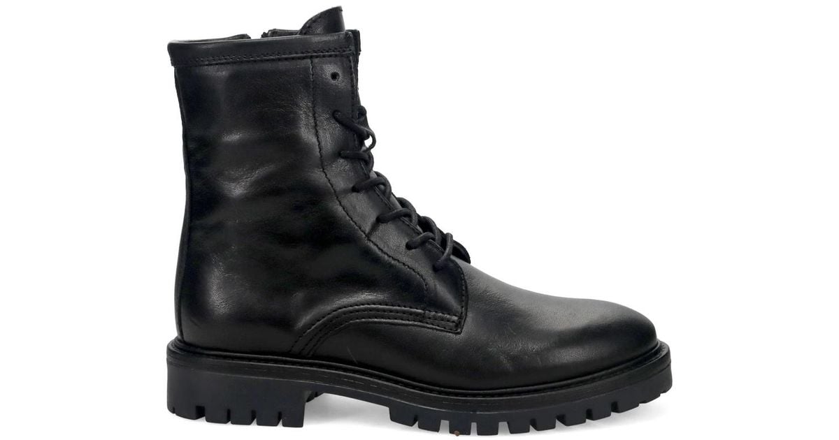Alpe Lace-Up Boots in Black | Lyst UK