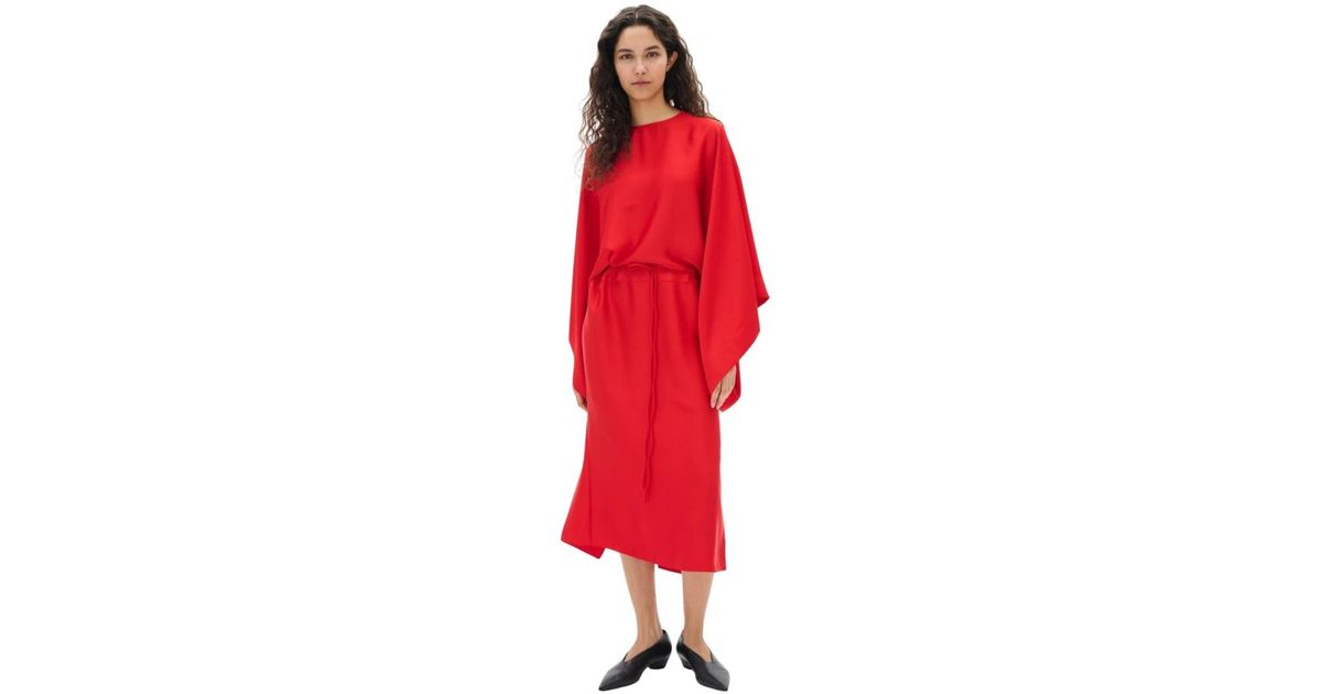 Inwear Midi-Kleid in Rot | Lyst DE