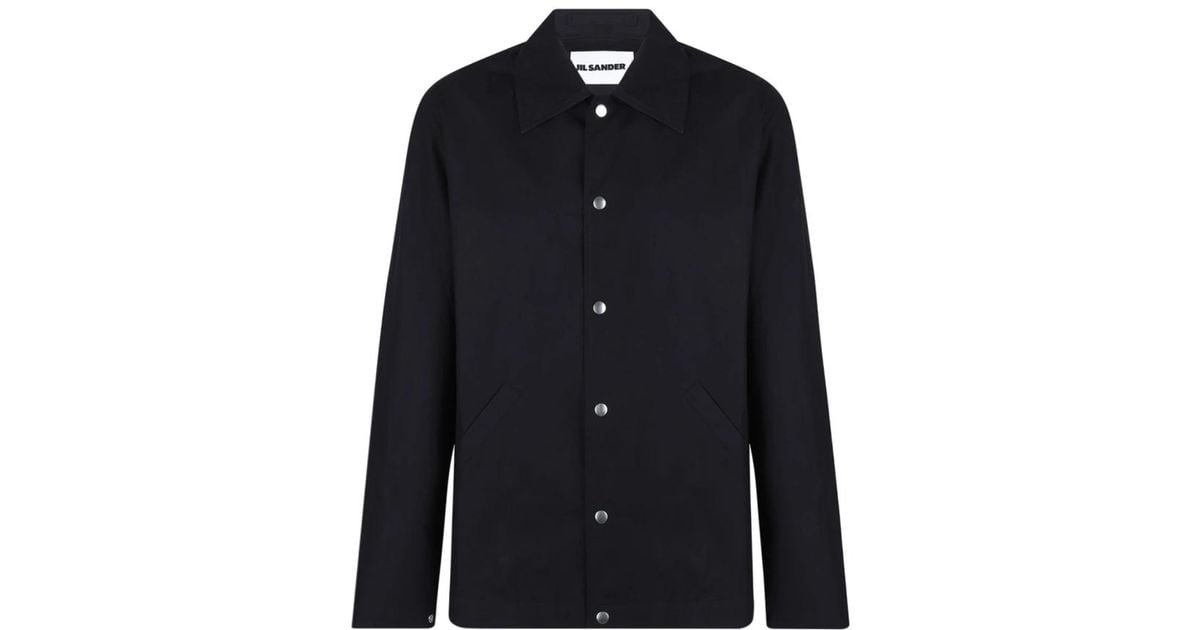 Jil Sander Light Jackets in Blue for Men | Lyst UK
