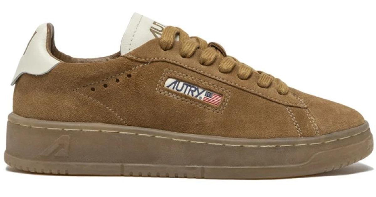 Autry Sneakers in Brown | Lyst