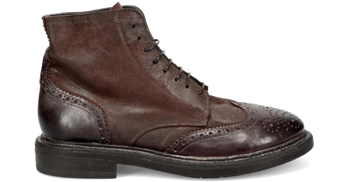 Moma Lace-Up Boots in Brown for Men | Lyst UK