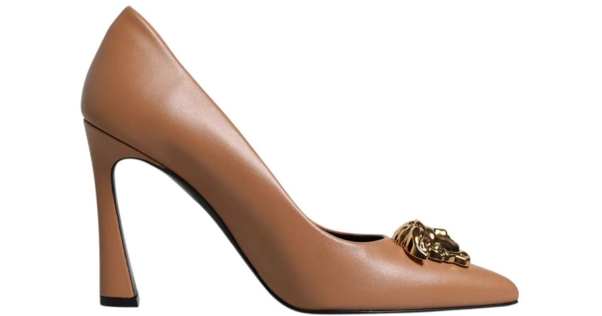 Versace Pumps in Brown | Lyst