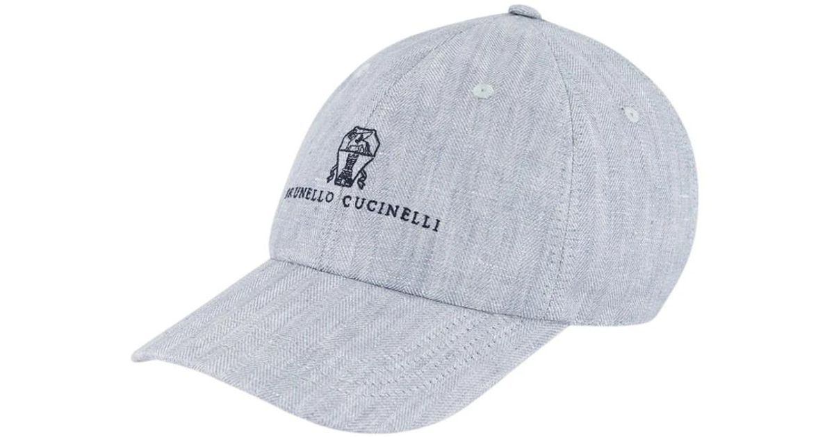 Brunello Cucinelli Hats & Caps in Blue for Men | Lyst UK