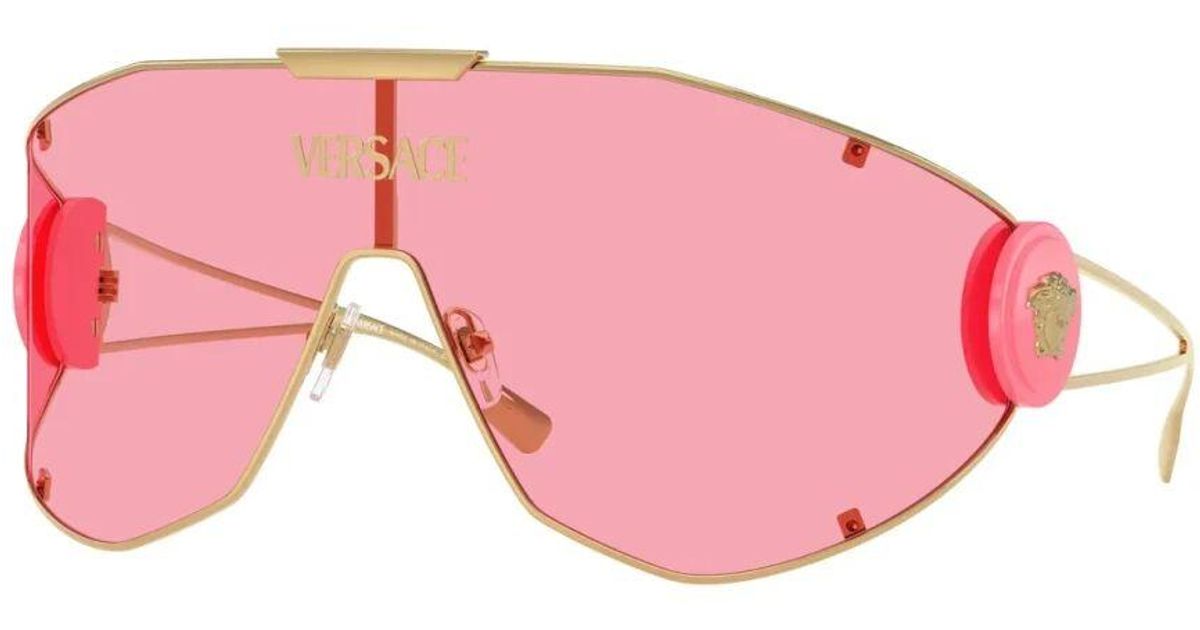 Versace Ve2268100284 142Mm Sunglasses in Pink | Lyst UK