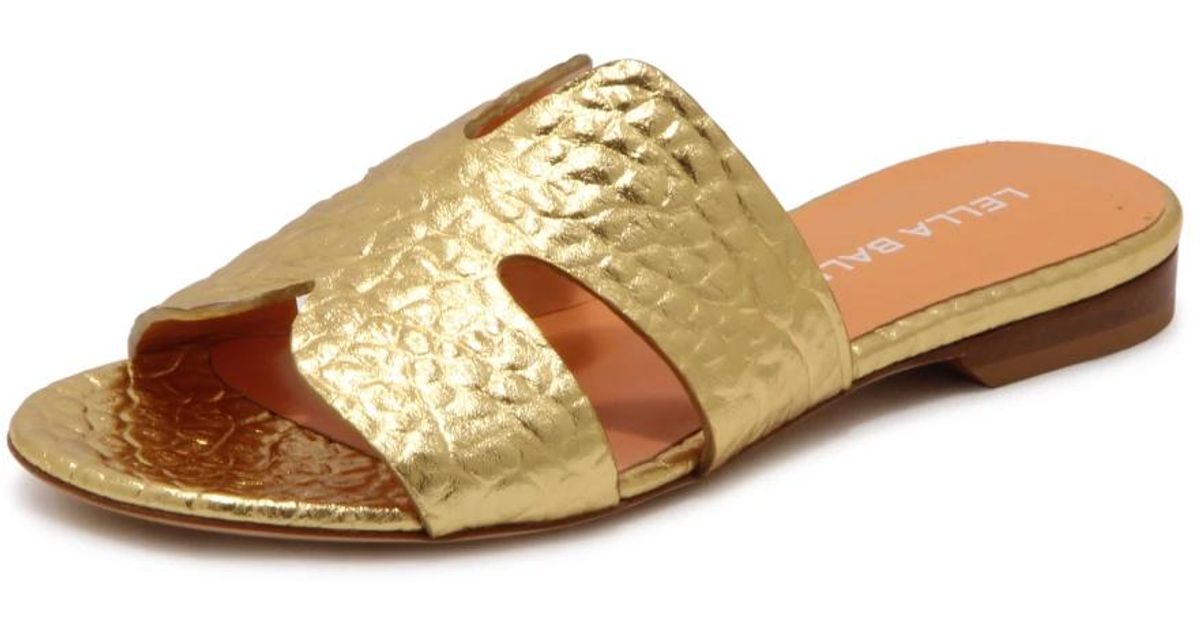 Lella Baldi Sliders in Natural | Lyst UK