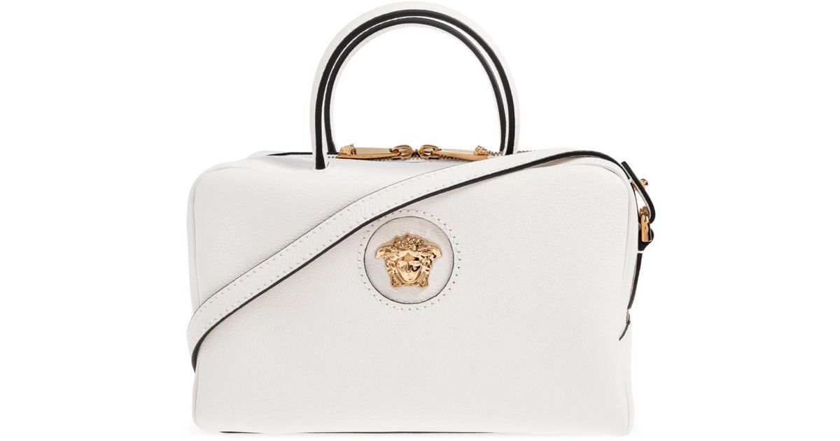 Versace Handbags in White | Lyst UK