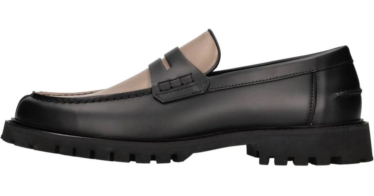 Loafers HUGO pour homme en coloris Noir | Lyst