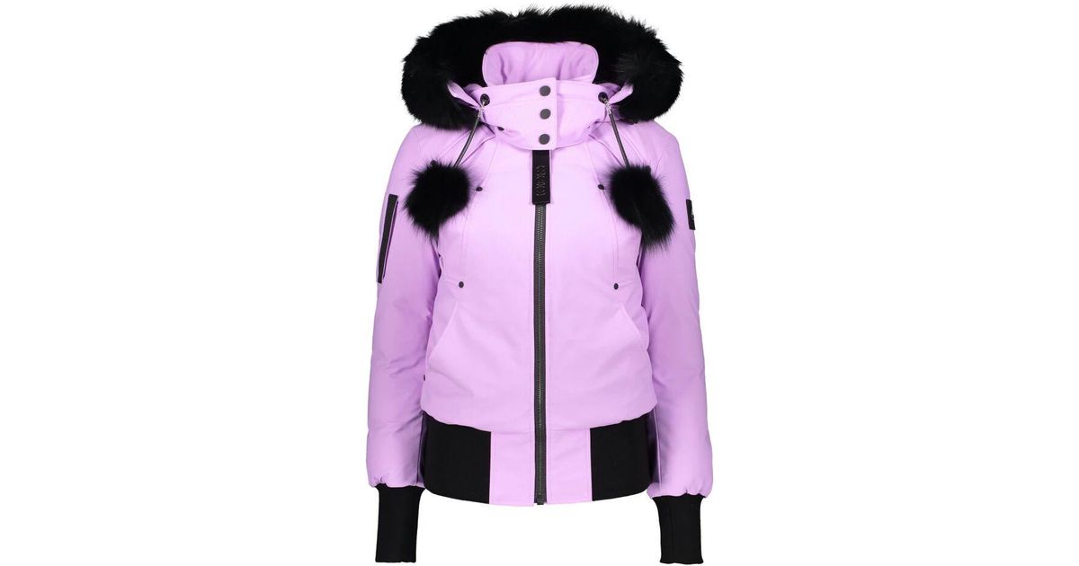 Moose Knuckles Winter Jackets in Purple | Lyst