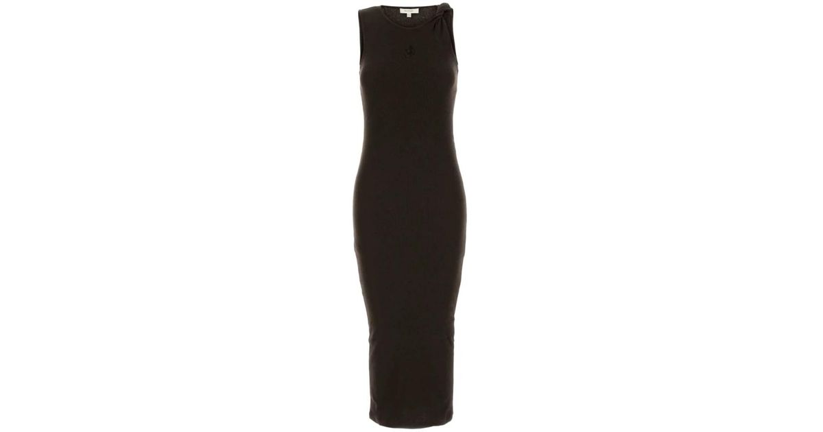 JW Anderson Midi Dresses in Black | Lyst UK