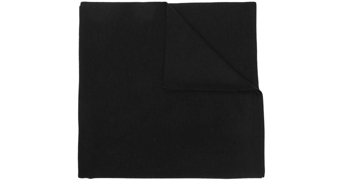 Givenchy Signature Wool Knit Scarf in Black | Lyst UK