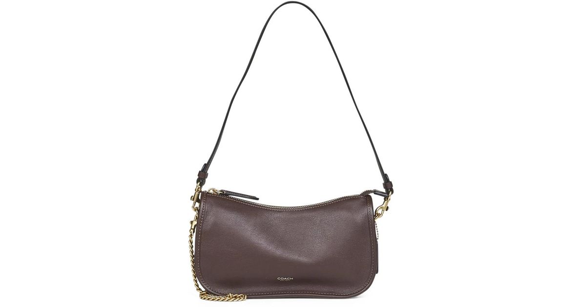 COACH Shoulder Bags in Brown | Lyst
