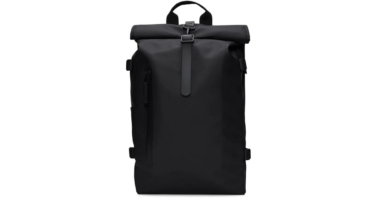 Rains Backpacks in Black | Lyst UK