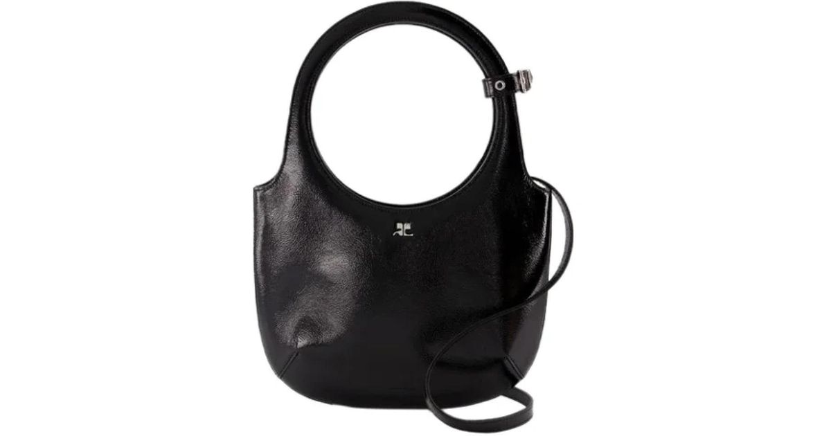 Courreges Handbags in Black | Lyst