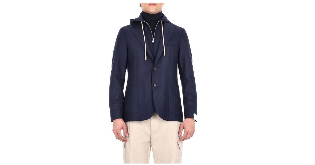 Eleventy Blazers in Blue for Men | Lyst UK