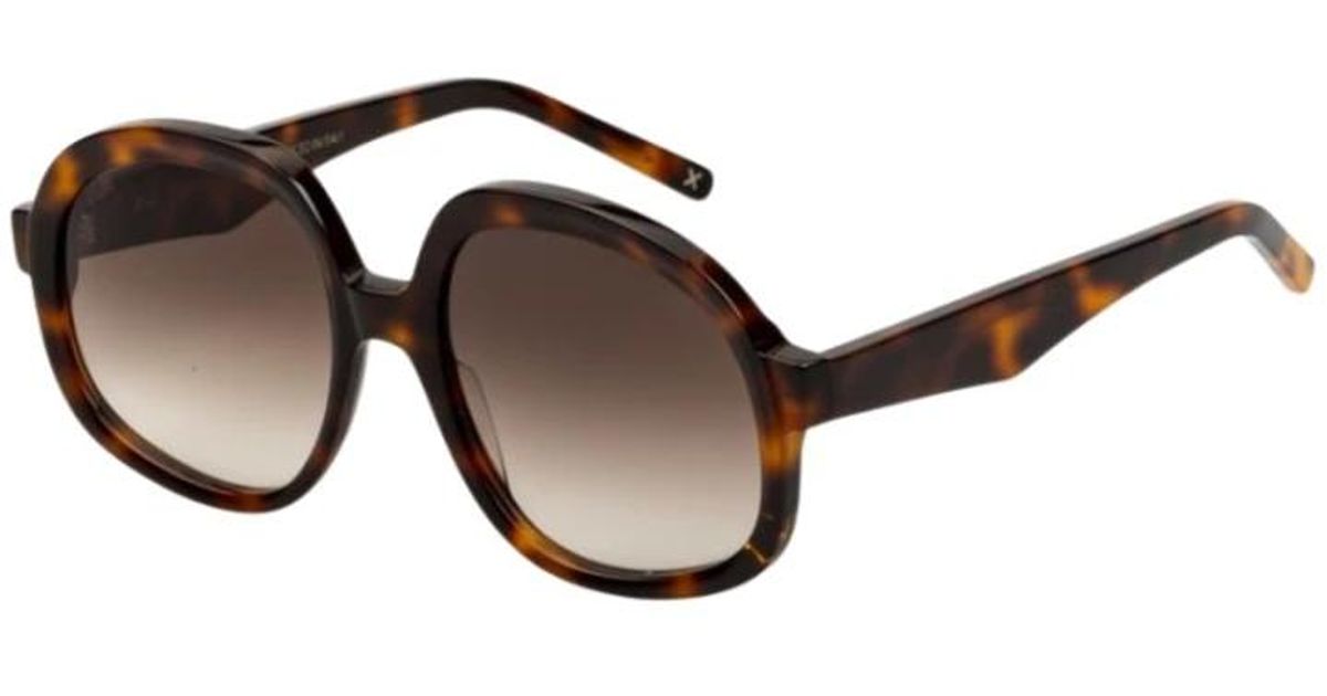 JPLUS Sunglasses in Brown | Lyst UK