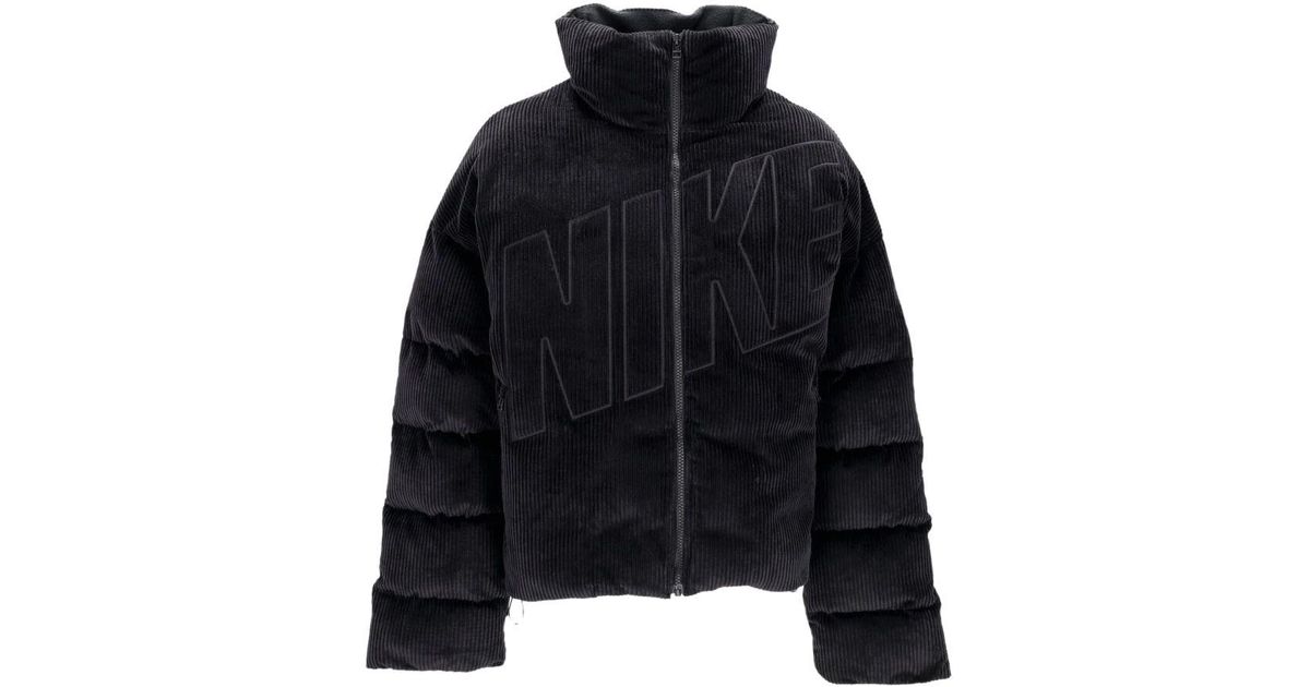 Nike Winter Jackets in Black | Lyst