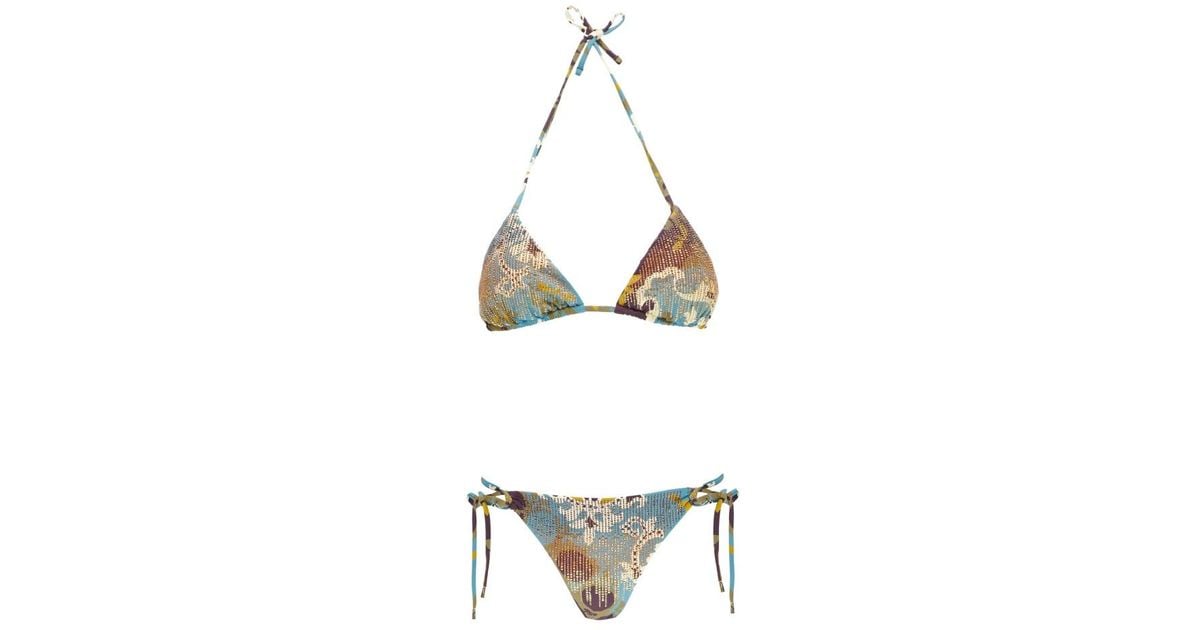 Miss Bikini Bikinis in Metallic | Lyst