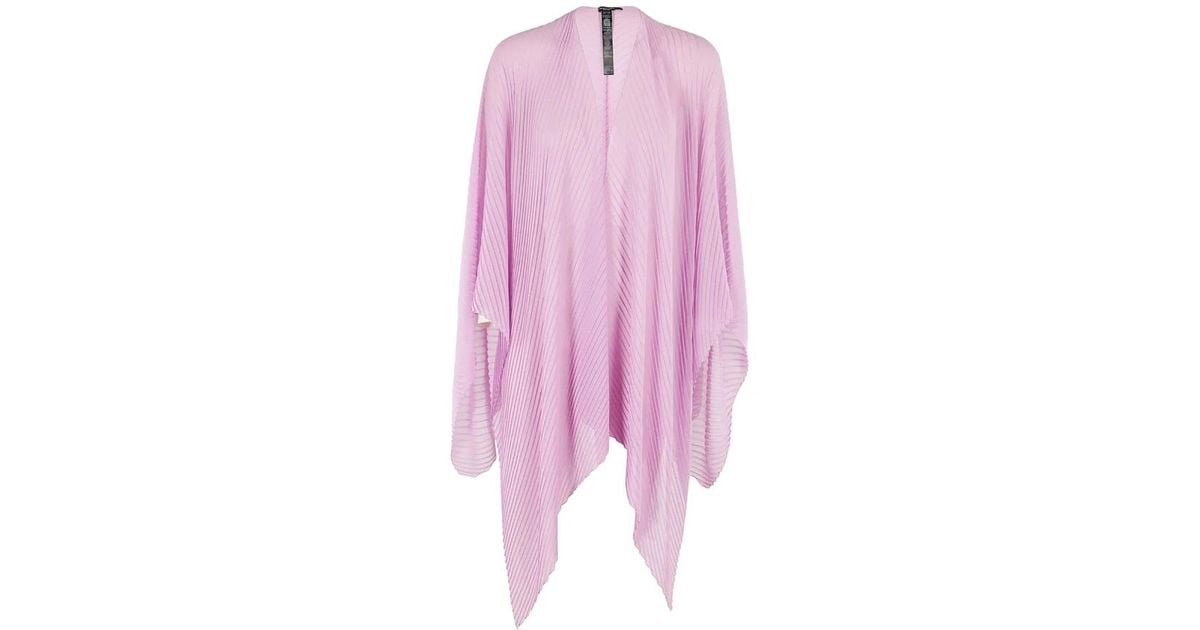 Emporio Armani Capes in Pink | Lyst