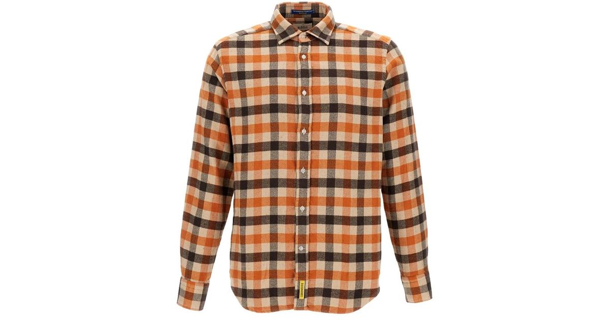 B.D. Baggies Casual Shirts in Orange for Men | Lyst UK