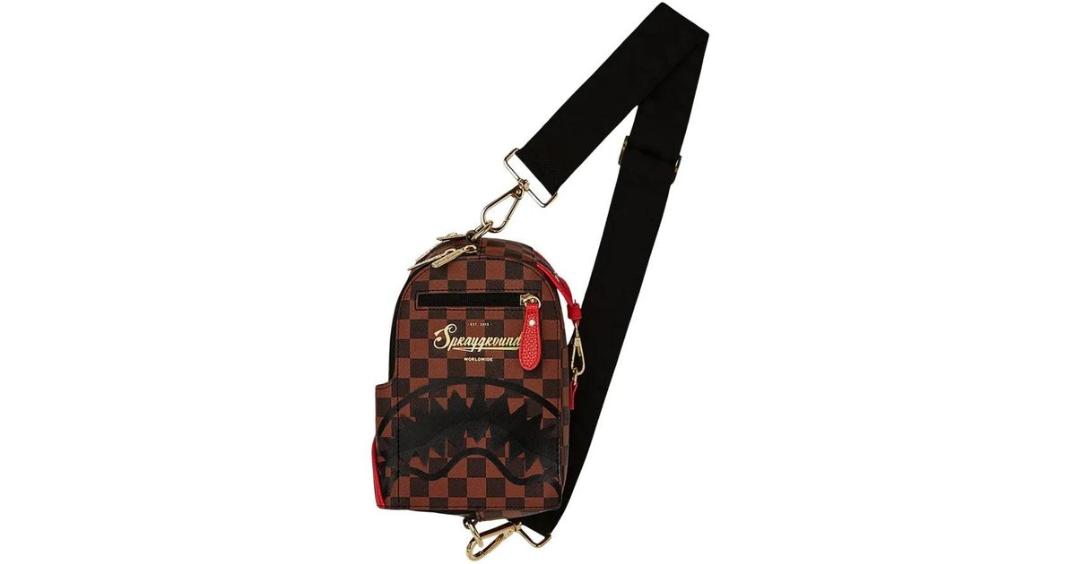 Sprayground Cross Body Bags in Brown | Lyst