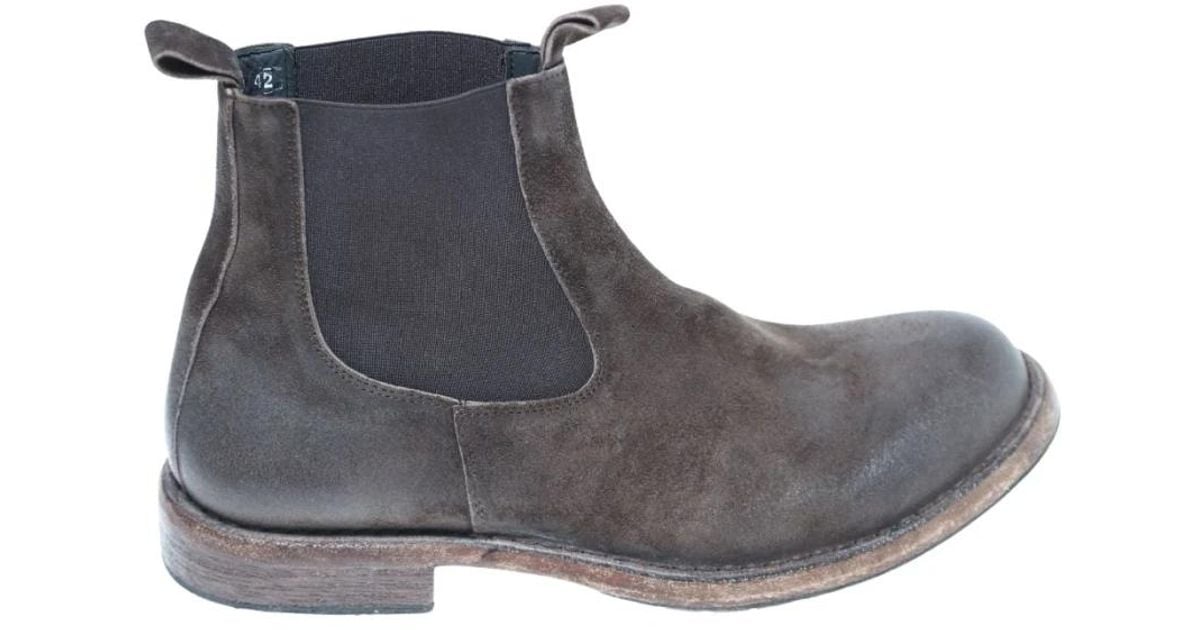Moma Chelsea Boots in Grey for Men | Lyst UK