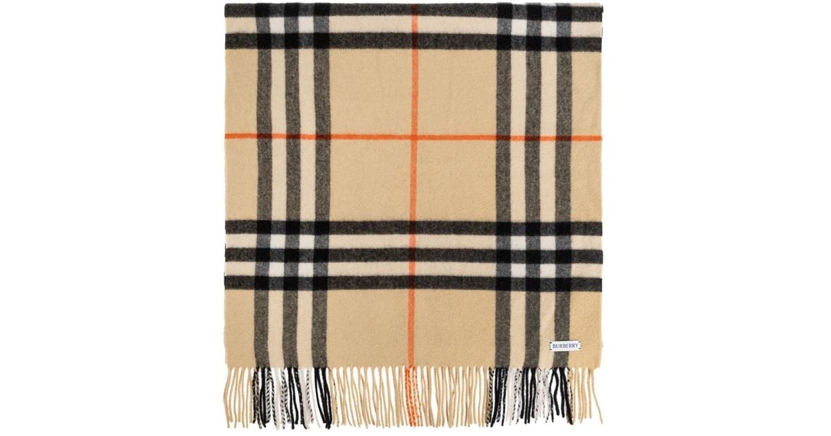 Burberry Winter Scarves in Black | Lyst UK