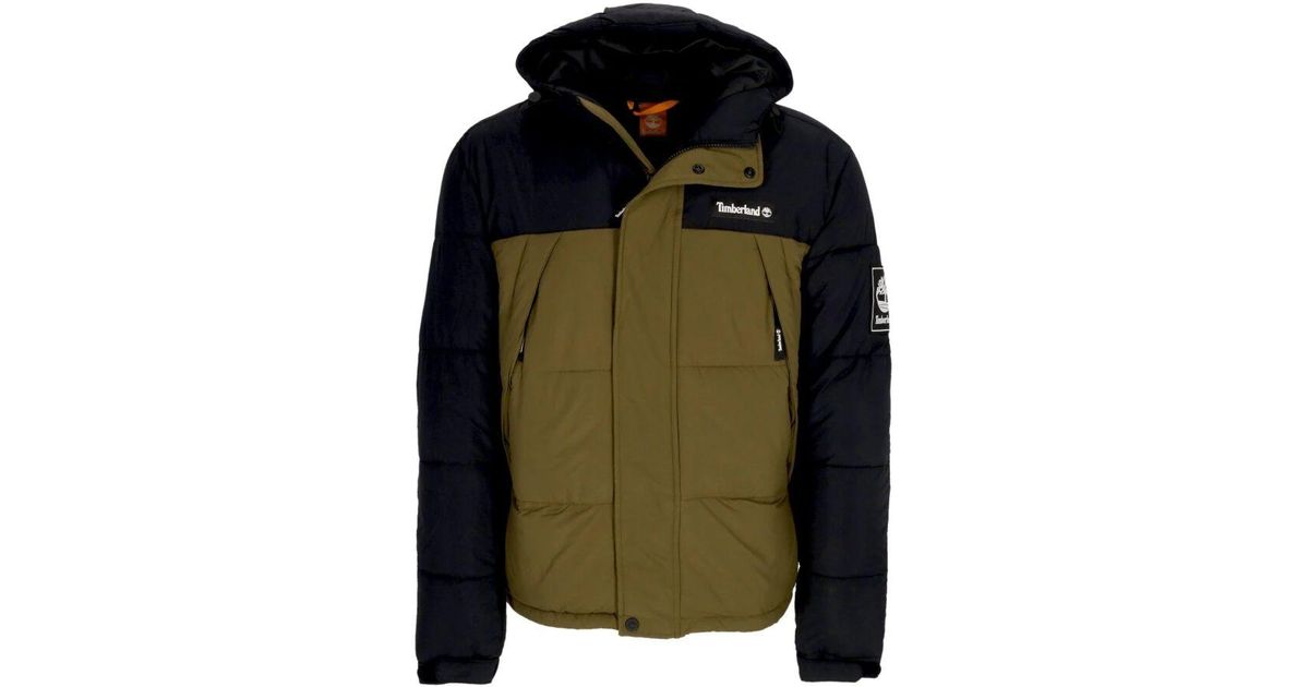 Timberland Archive Puffer Jacket in Green for Men | Lyst UK