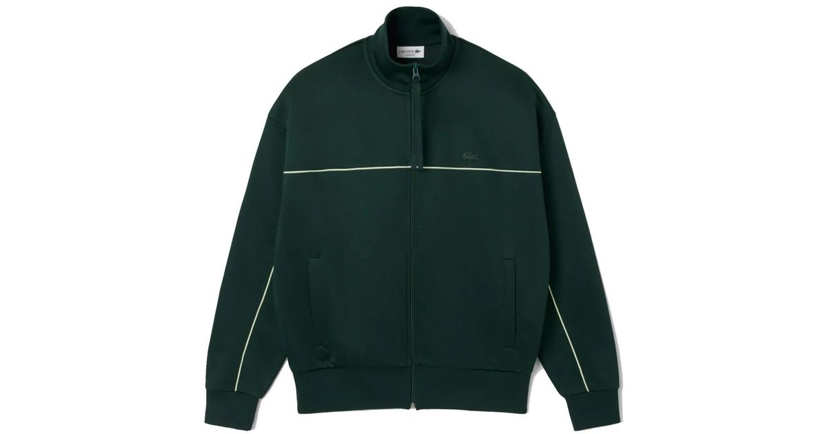 Lacoste Zip-Throughs in Green for Men | Lyst UK