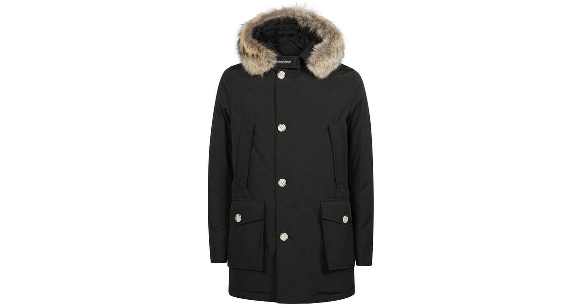 Woolrich Winter Jackets in Black for Men | Lyst UK
