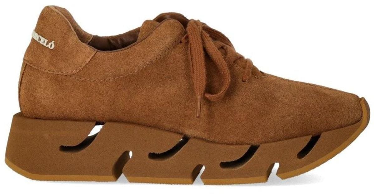 Paloma Barceló Sneakers in Brown | Lyst UK