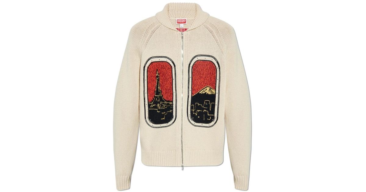 KENZO Cardigans in White for Men | Lyst UK
