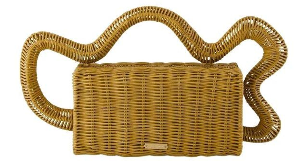 Cult Gaia Elsa Clutch in Metallic | Lyst